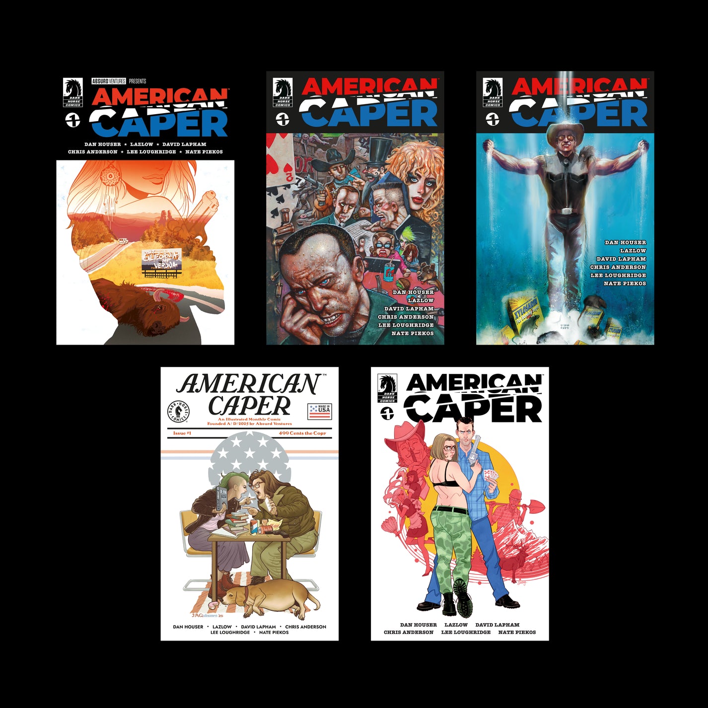 AMERICAN CAPER COMIC BOOK ISSUE #1 BUNDLE – Absurd Ventures Store